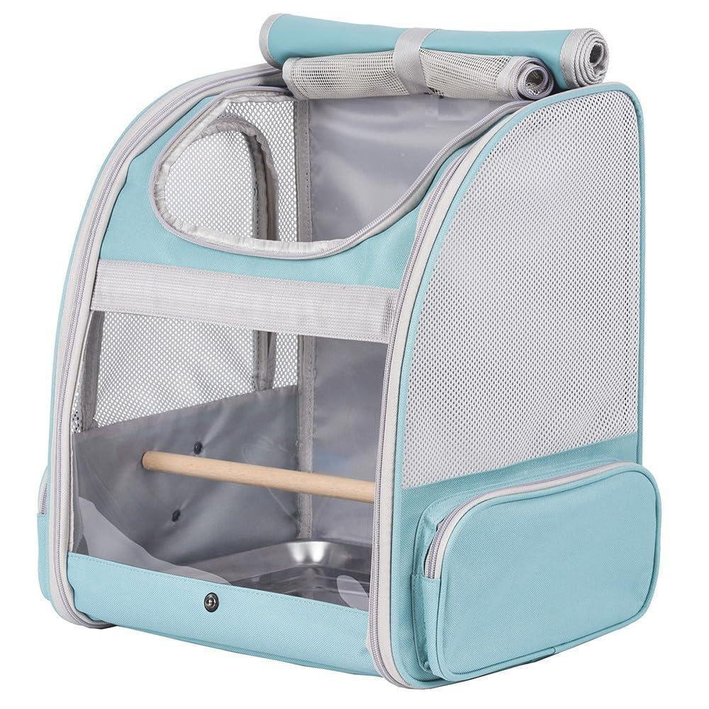 Ebern Designs Bird Backpack Carrier With Stand Perch, Bird Travel ...