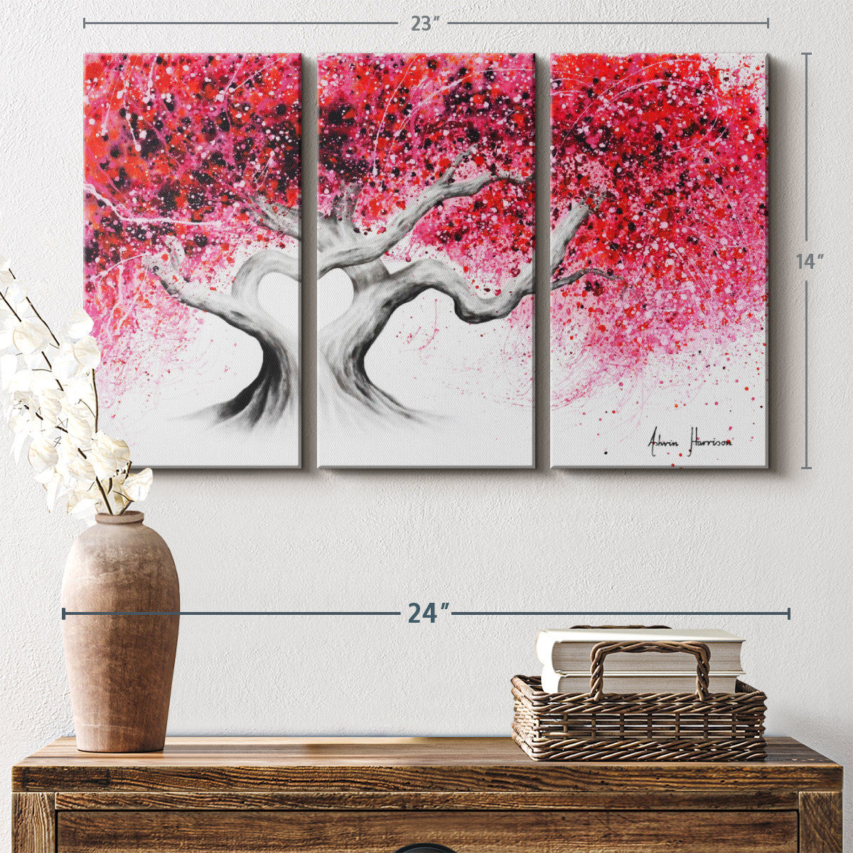 Elephant Stock Trees Of Love Canvas Print | Wayfair