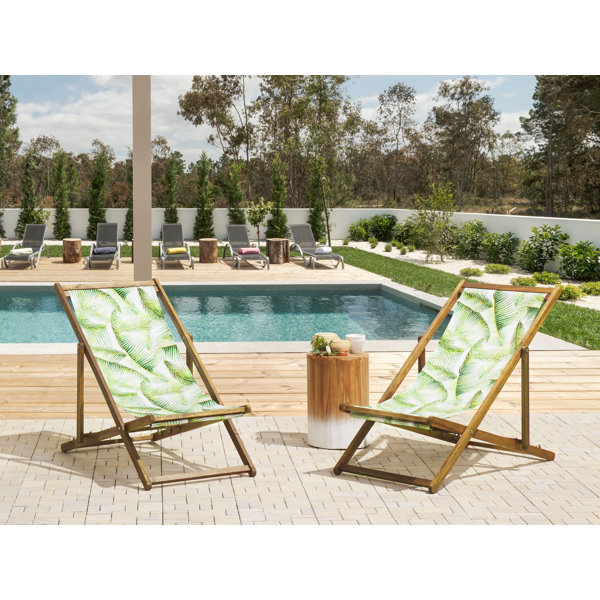 Bay Isle Home Ailbe Folding Deck Chair | Wayfair.co.uk