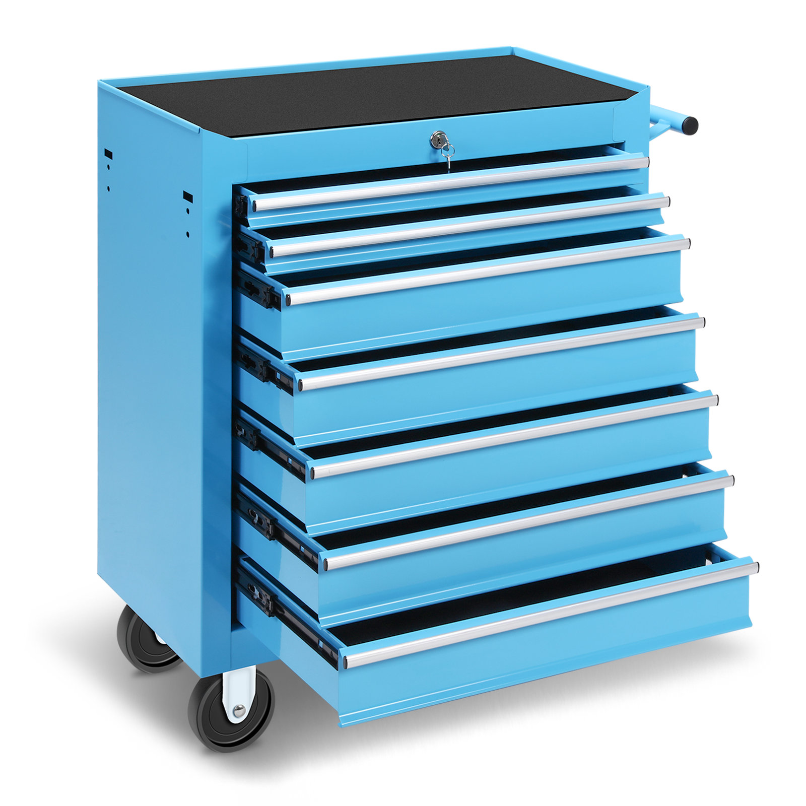 Magshion Armoire à outils roulante à 7 tiroirs 24 po x 13 po avec ...