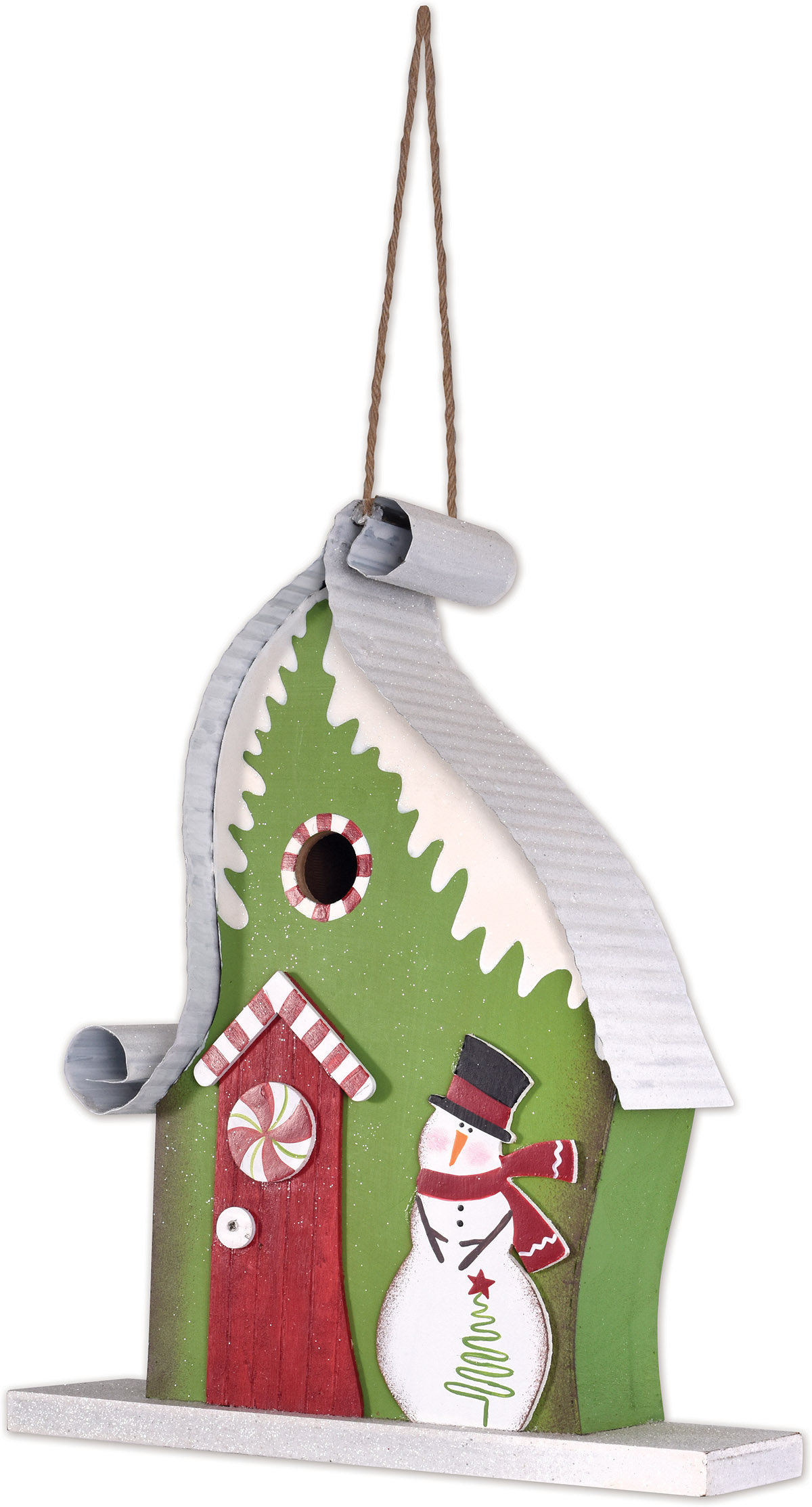 The Holiday Aisle® Jesten Metal Animal BIRDHOUSE | Wayfair