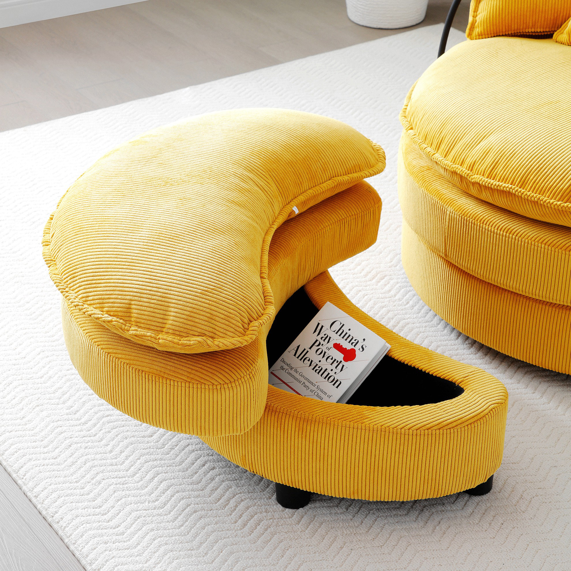 Mercer41 360° Swivel Accent Barrel Chair Modern Comfy Round Reading ...