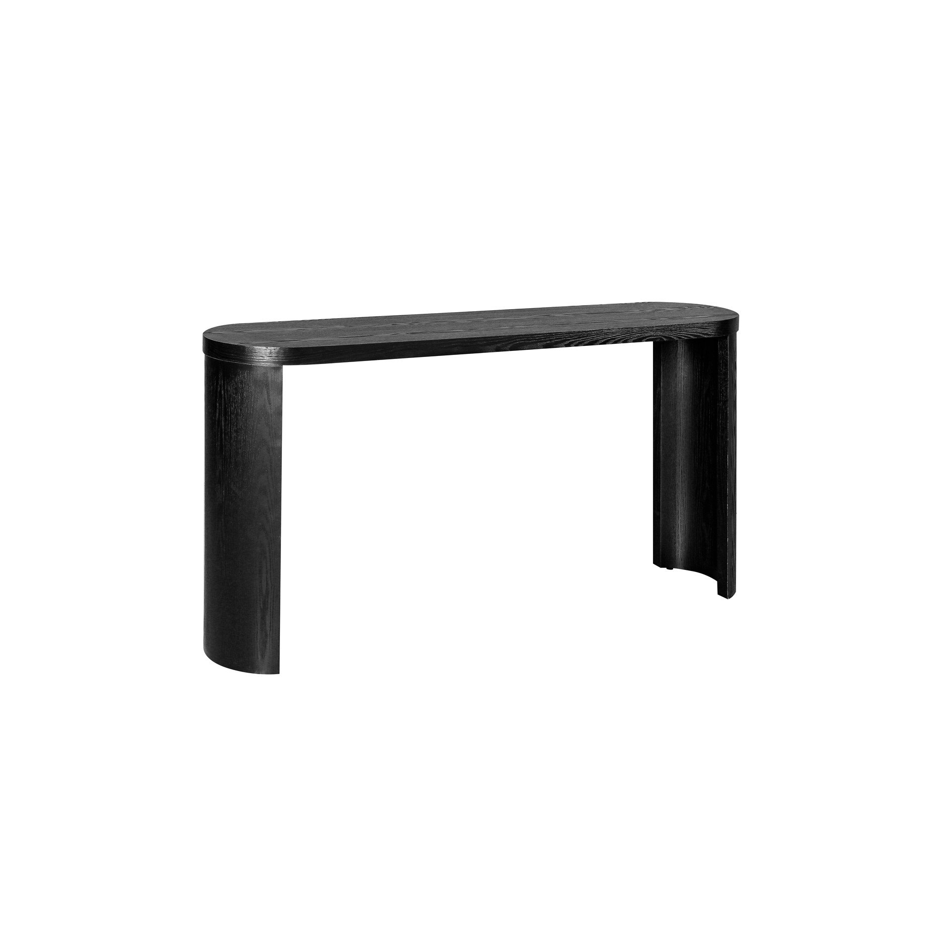 Banior Thick Oval Console Table, Curved Legs, For Home Interior Table ...