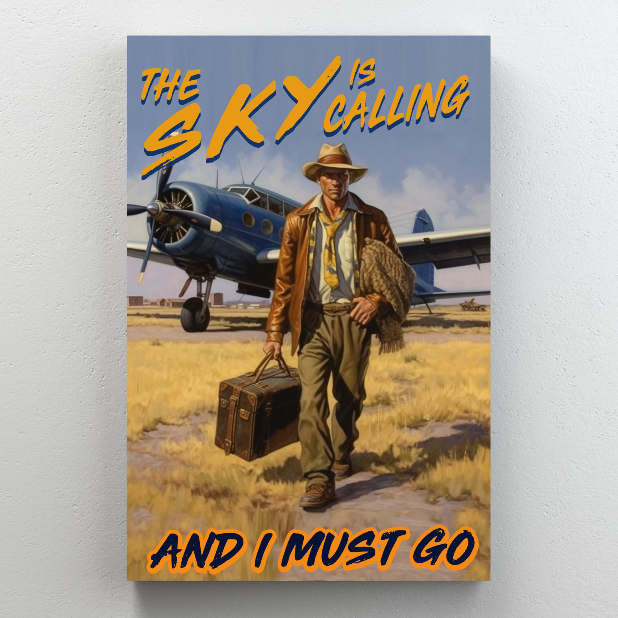 17 Stories The Sky Is Calling On Canvas Graphic Art | Wayfair