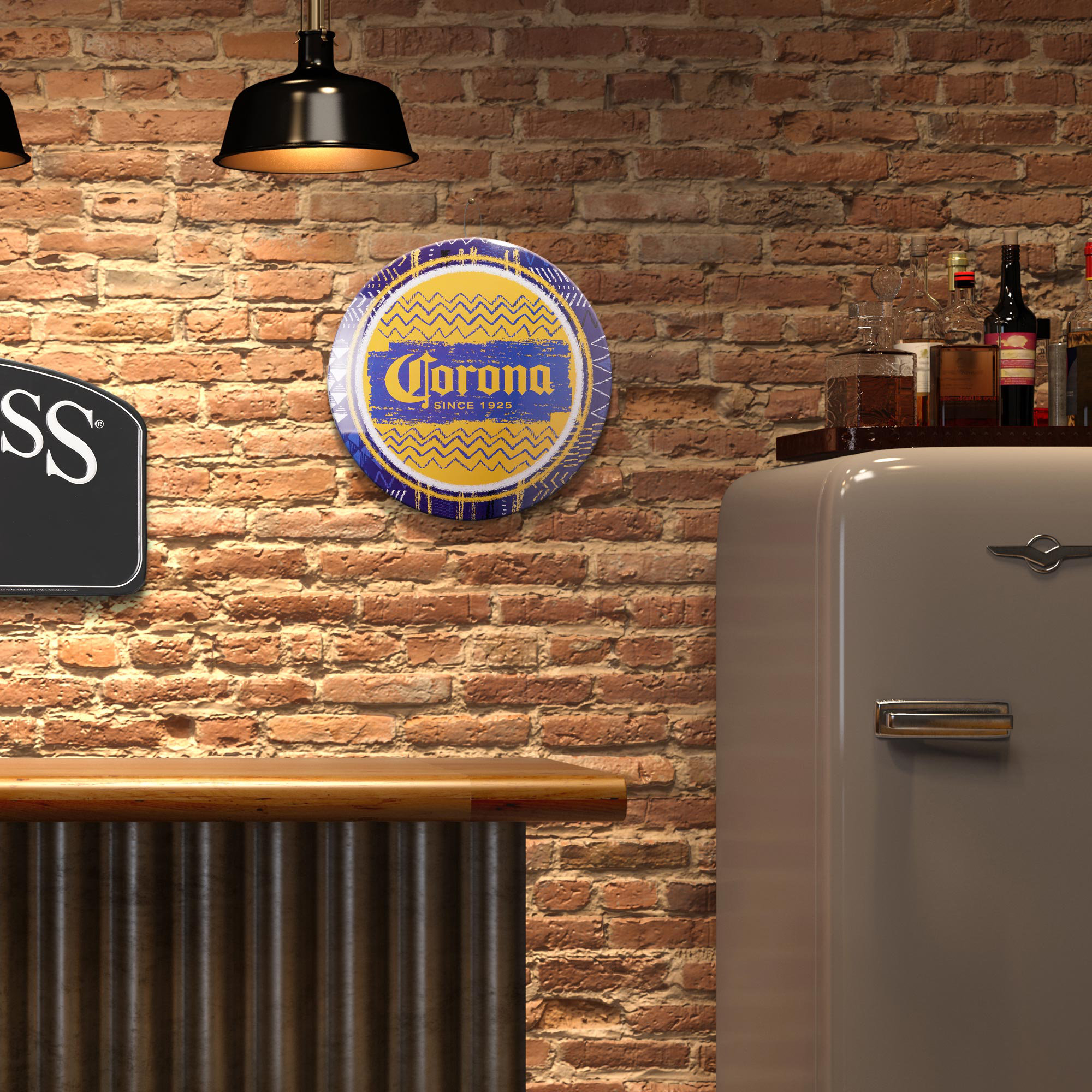 American Art Decor Mancave Round Corona Since 1925 Dome Wall Décor ...