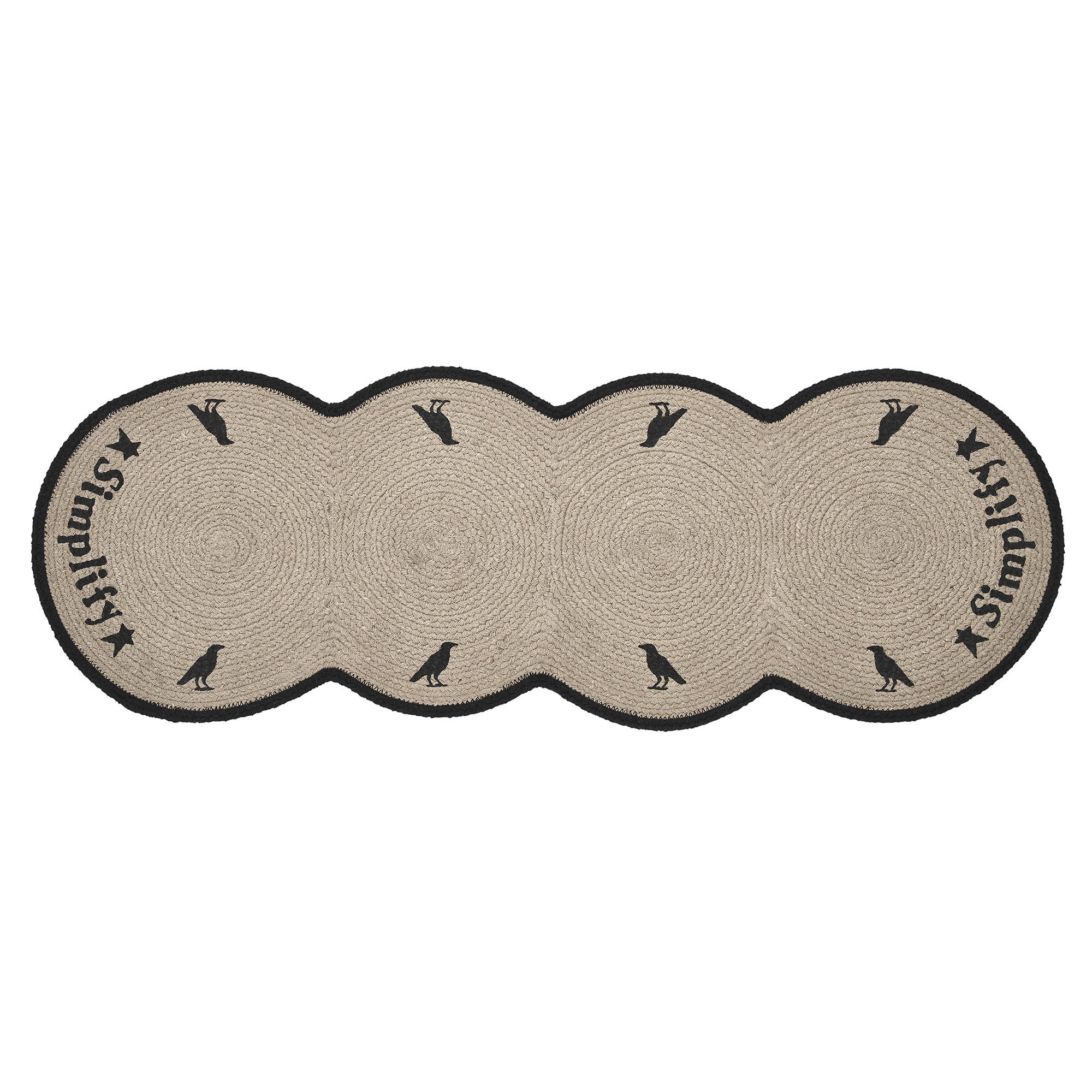VHC Brands Raven Harvest Simplify Stencil Runner | Wayfair
