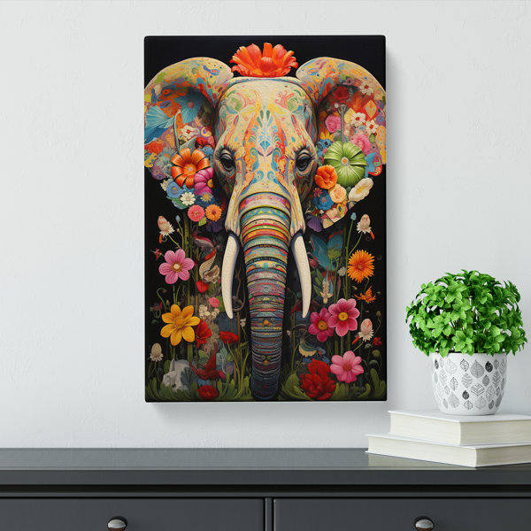 Latitude Vive Elephant Contemporary - Art Prints | Wayfair.co.uk