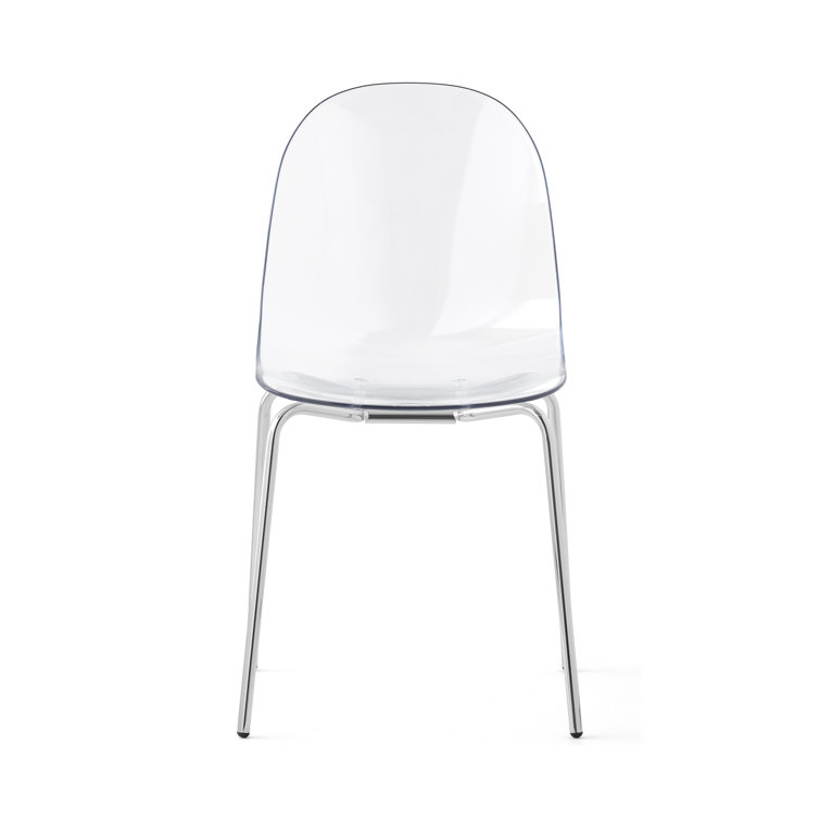 Connubia Academy Armless Chair with Metal Frame | Wayfair
