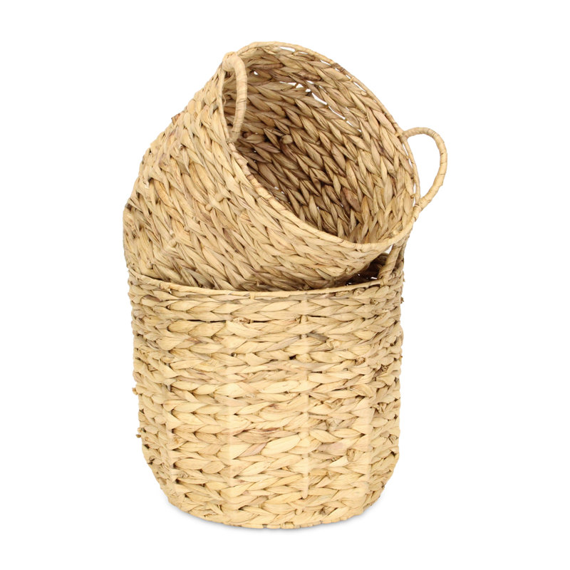 Highland Dunes 2 Piece Wicker Basket Set & Reviews | Wayfair