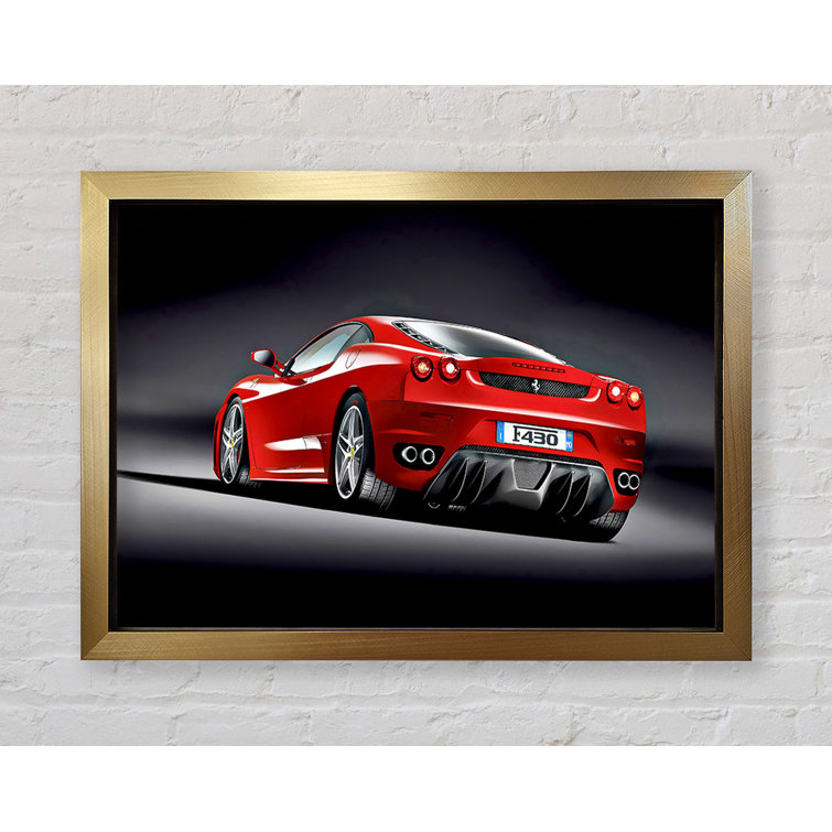 Bright Star Ferrari F430 Rear View - Single Picture Frame Art Prints ...
