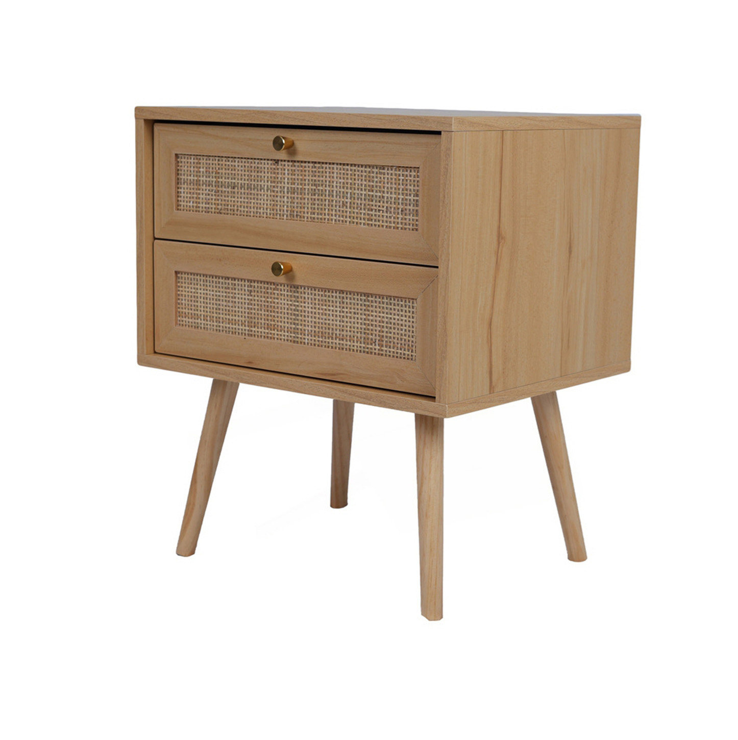 Bay Isle Home™ Night Table, Nightstand With 2 Drawers, End Table ...