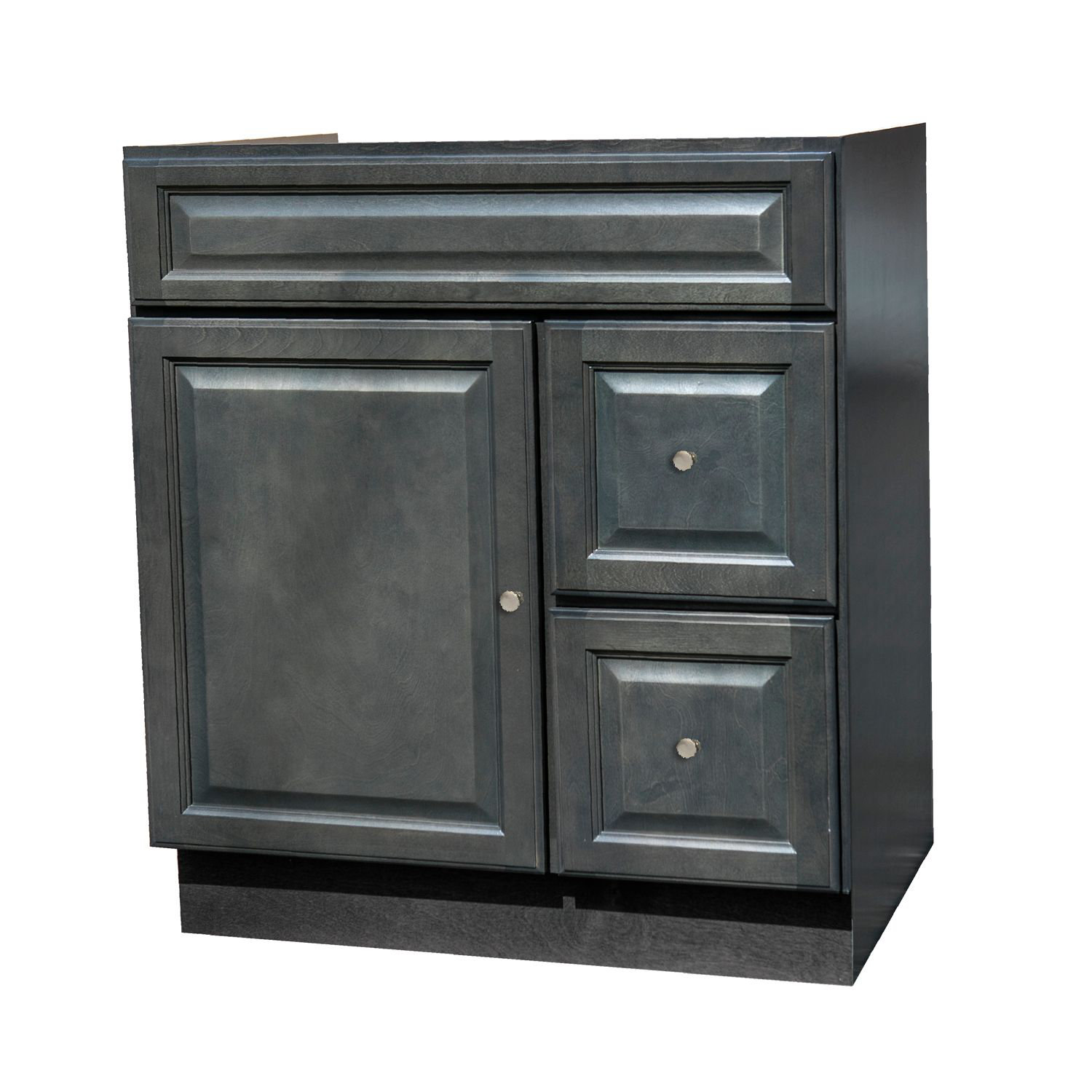 GCC Coastal Gray 30" Shaker Style Vanity Base Cabinet | Wayfair