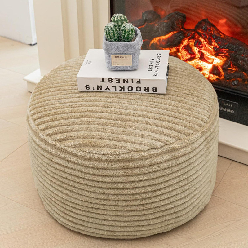 Mercer41 Ottoman Foot Stool Floor Chair for Living Room Bedroom Foot ...