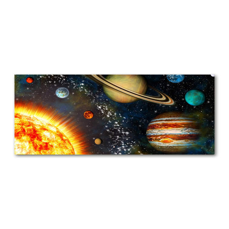 Brayden Studio Solar System - Wrapped Canvas Art Prints | Wayfair.co.uk