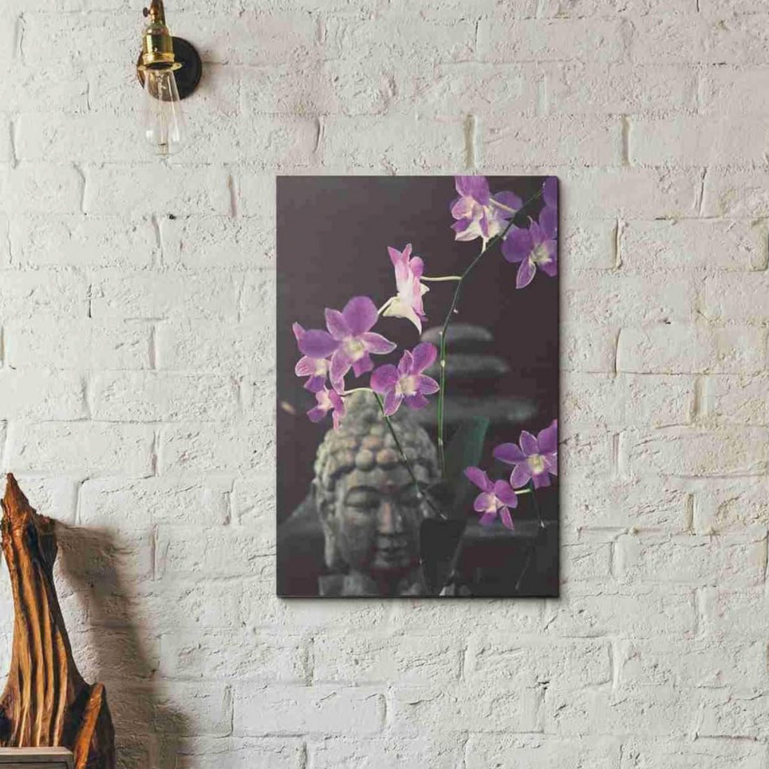 Ophelia & Co. Purple Zen Purple Orchids Canvas Print 12" X 18" Wall Art ...