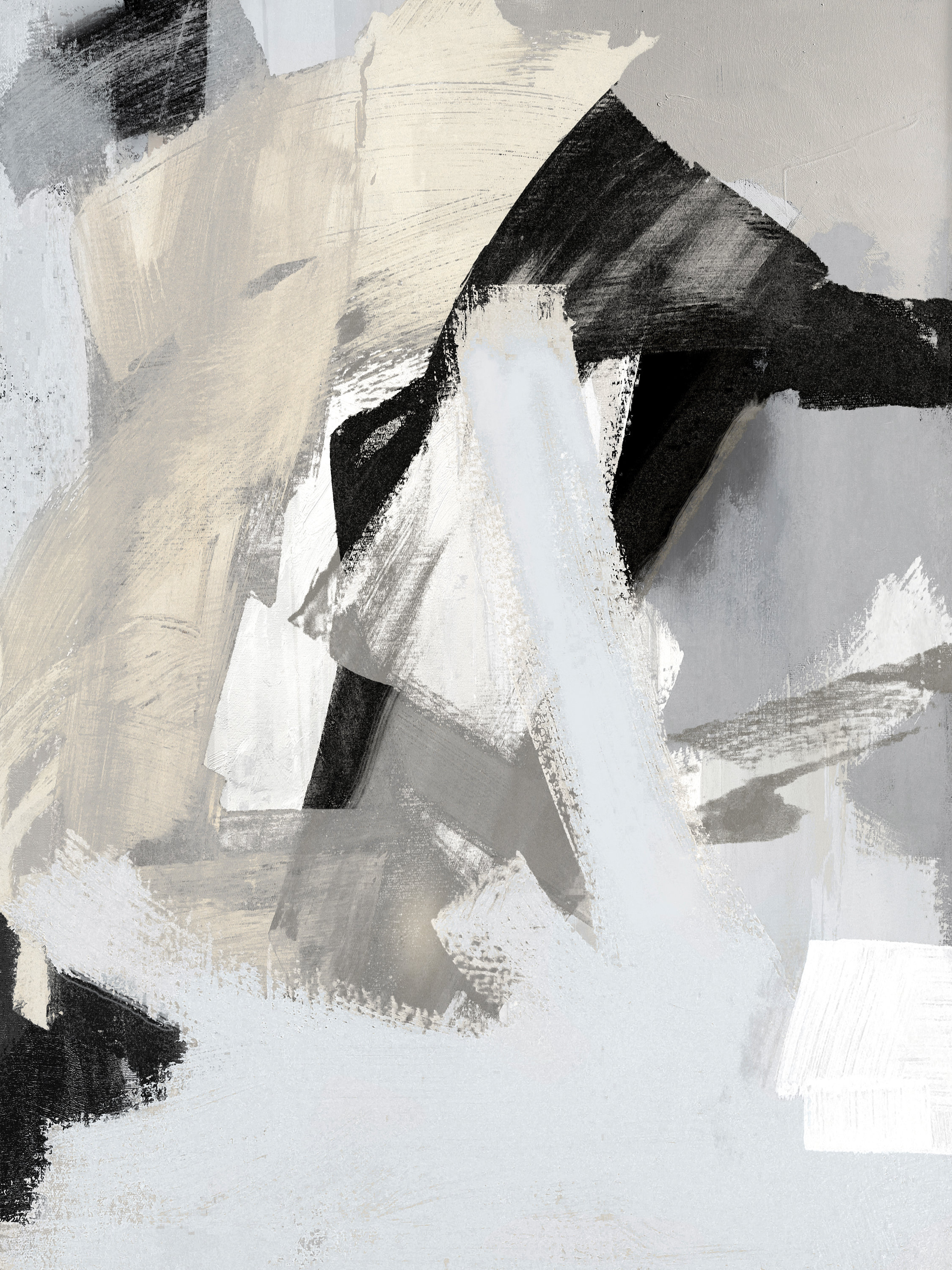 Wrought Studio™ Brayshun Layers II On Canvas by Rachel Springer Print ...