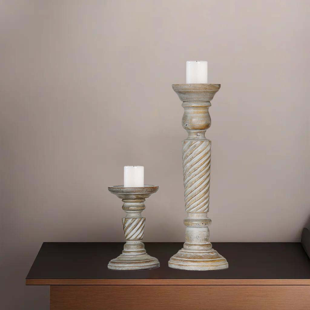 Ophelia & Co. 15'' H Wood Tabletop Pillar - Wayfair Canada