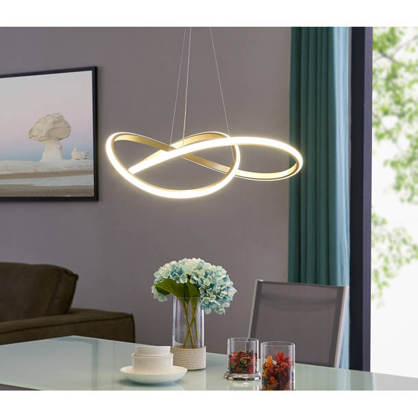 Orren Ellis Cotswald Dimmable LED Geometric Chandelier & Reviews | Wayfair