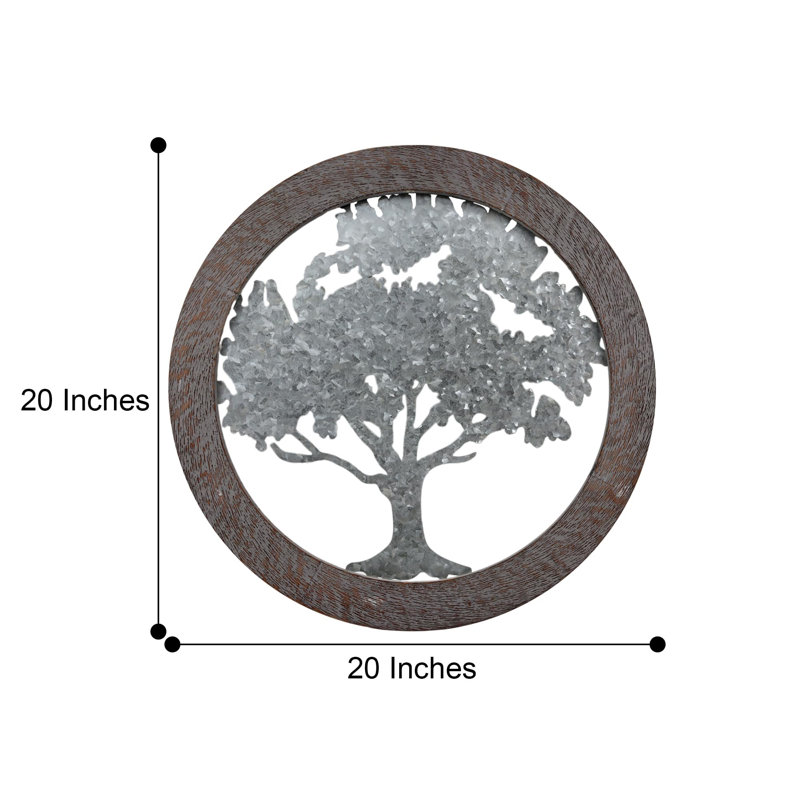 Gracie Oaks Hosley Embrace Rustic Elegance with Our 20Inch Tree of Life ...