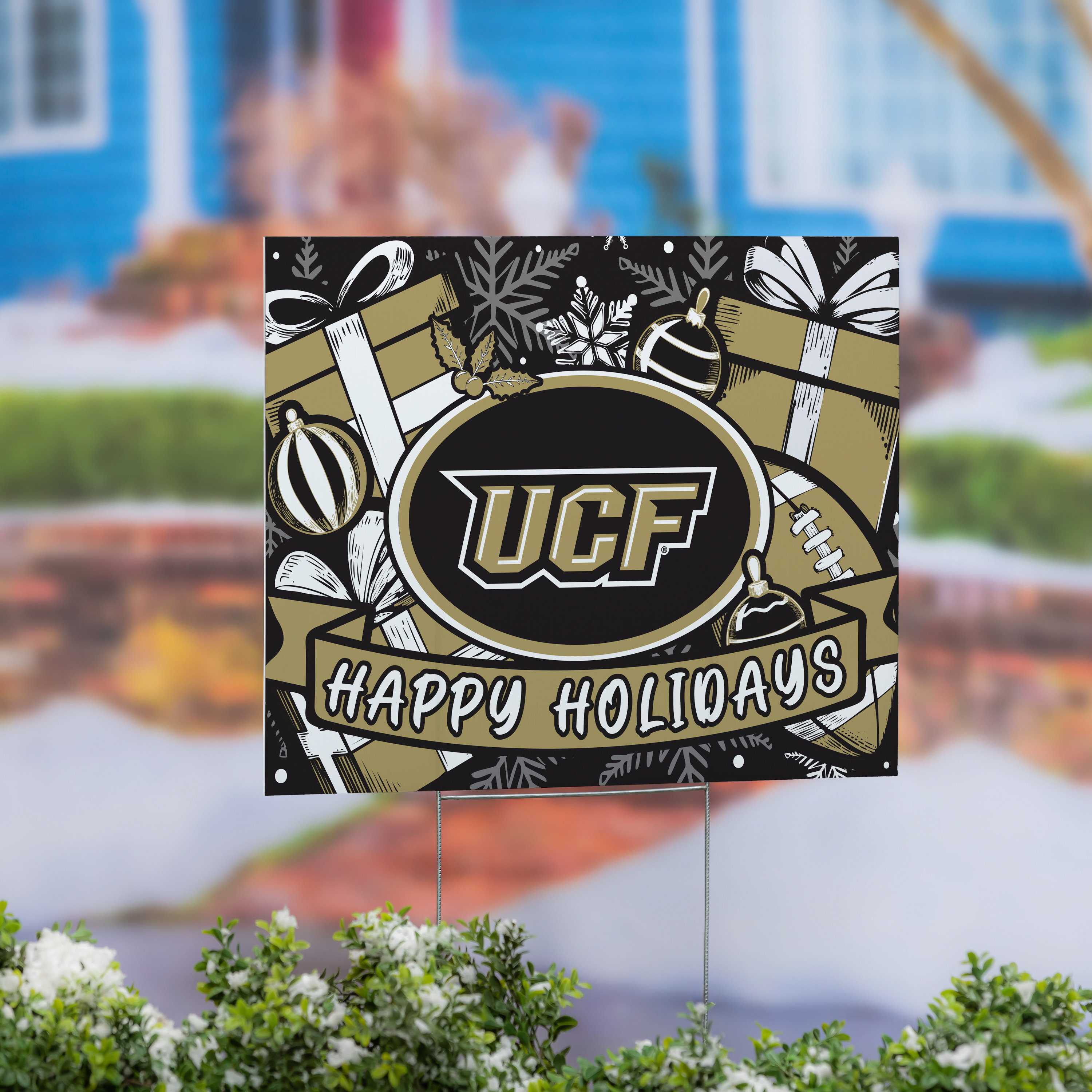 Ebern Designs University of Central Florida Yard Sign, Holiday | Wayfair