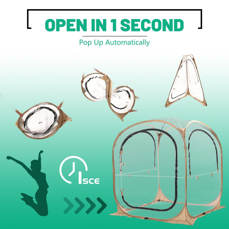 JTANGL Instant Pop-Up Tent Shelter, Outdoor Bubble Tent, Room Camping ...