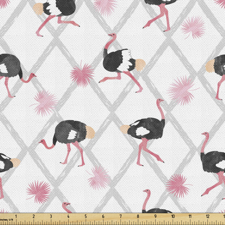 East Urban Home Chatoya Palm Leaves on a Rhombus Outline Background ...