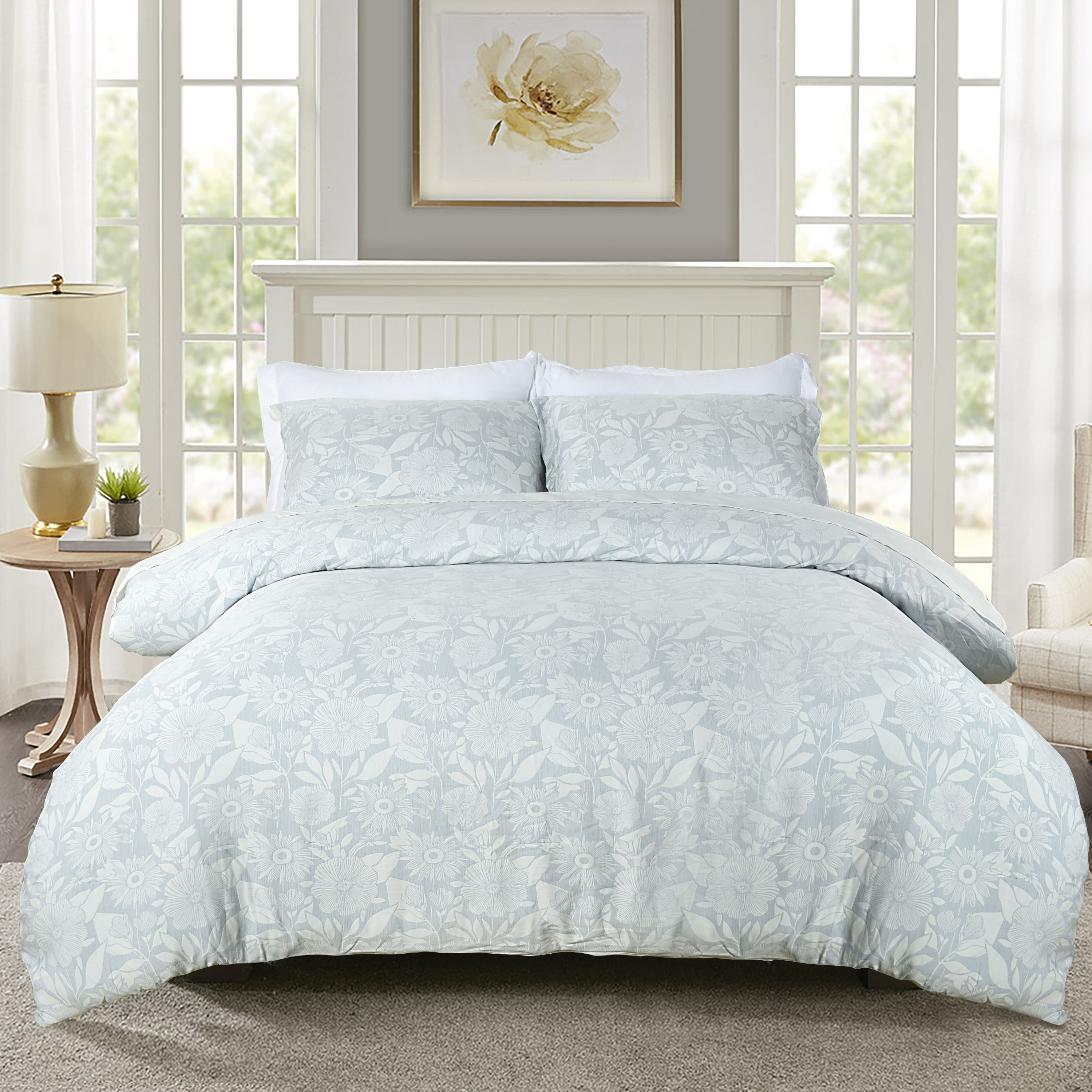 Homechoice International Group 7 Pieces Floral Jacquard Bed in a Bag ...