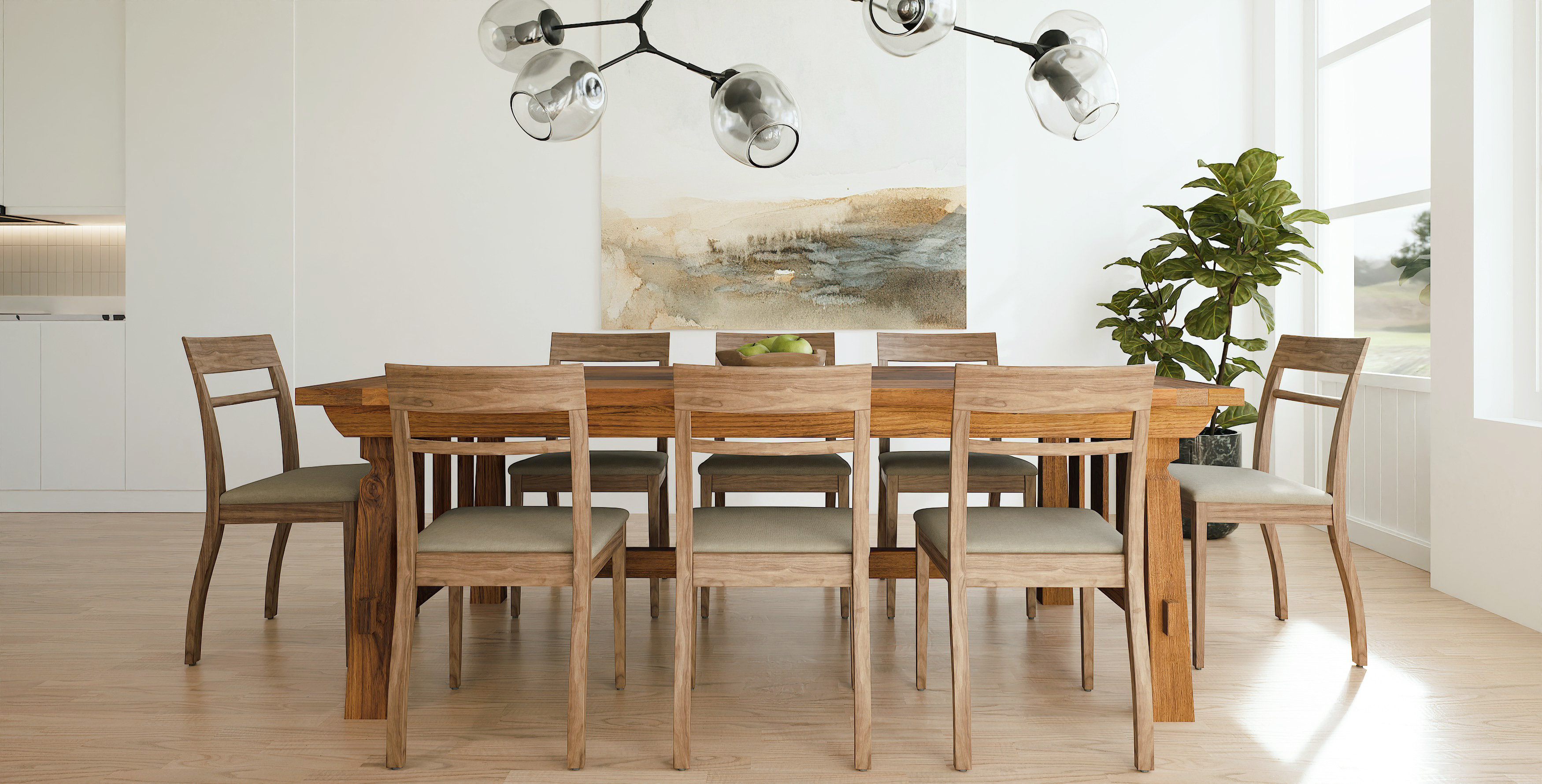 Loon Peak® Danius Teak Solid Wood Dining Table | Wayfair