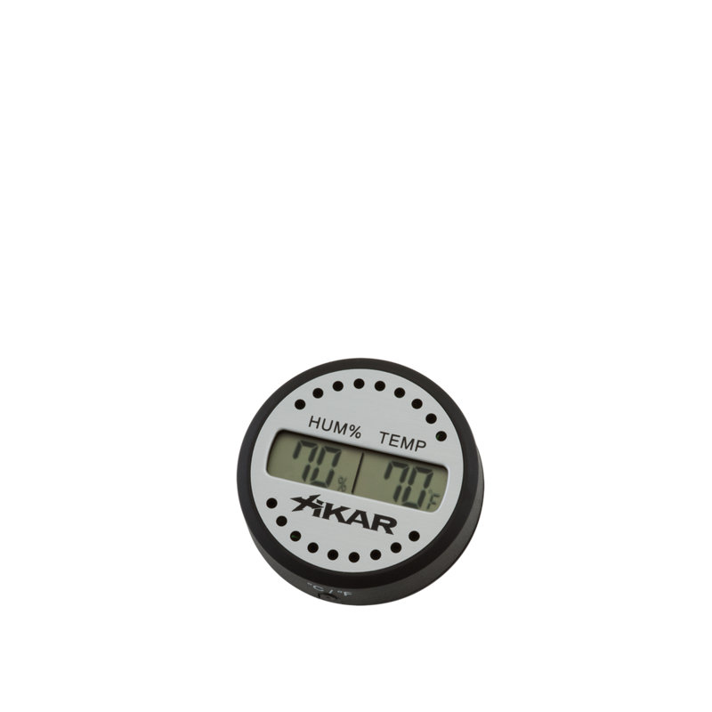 Xikar Round Digital Hygrometer | Wayfair