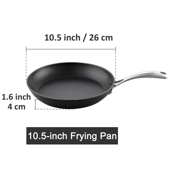 Cooks Standard Frying Omelet Pan, Classic Hard Anodized Nonstick Sauté ...