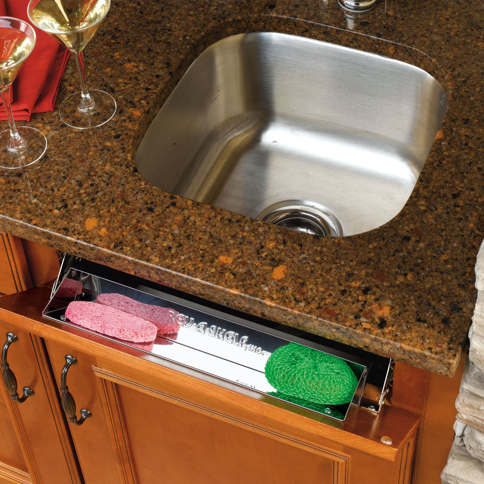 Rev-A-Shelf Tip Out Tray w/ Soft-close for Sink Base Cabinet & Reviews ...