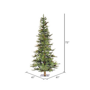 The Holiday Aisle® Ashland Fir Tree Ashland Fir Artificial Christmas ...