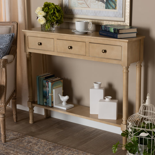 Light Wood Console Tables You'll Love | Wayfair