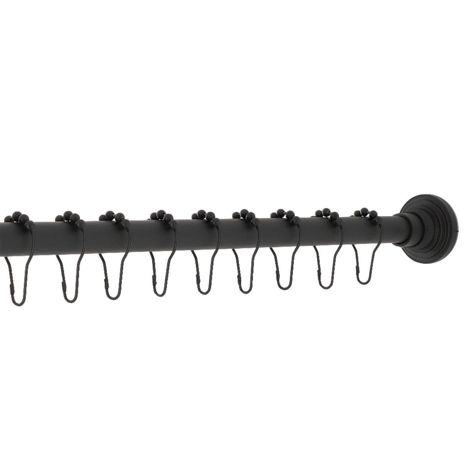 Kingston Brass Edenscape 60-Inch to 72-Inch Adjustable Shower Curtain ...