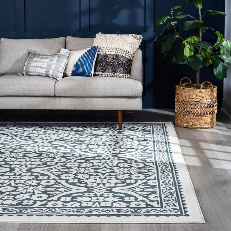 Canora Grey Albina Damask Rug & Reviews | Wayfair