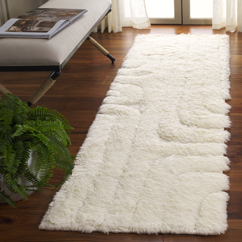 Safavieh Manhattan Handwoven Wool Solid Color Rug | Wayfair