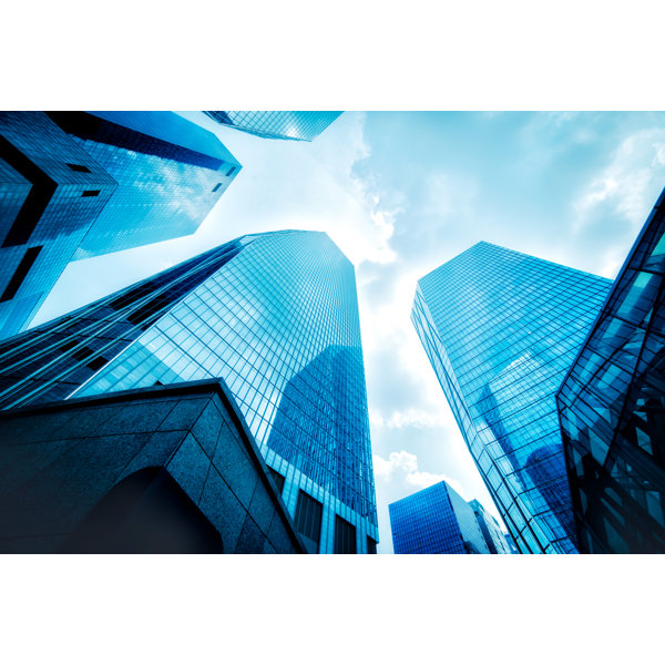 Hokku Designs Fissell Sky Scraper On Canvas Photograph | Wayfair