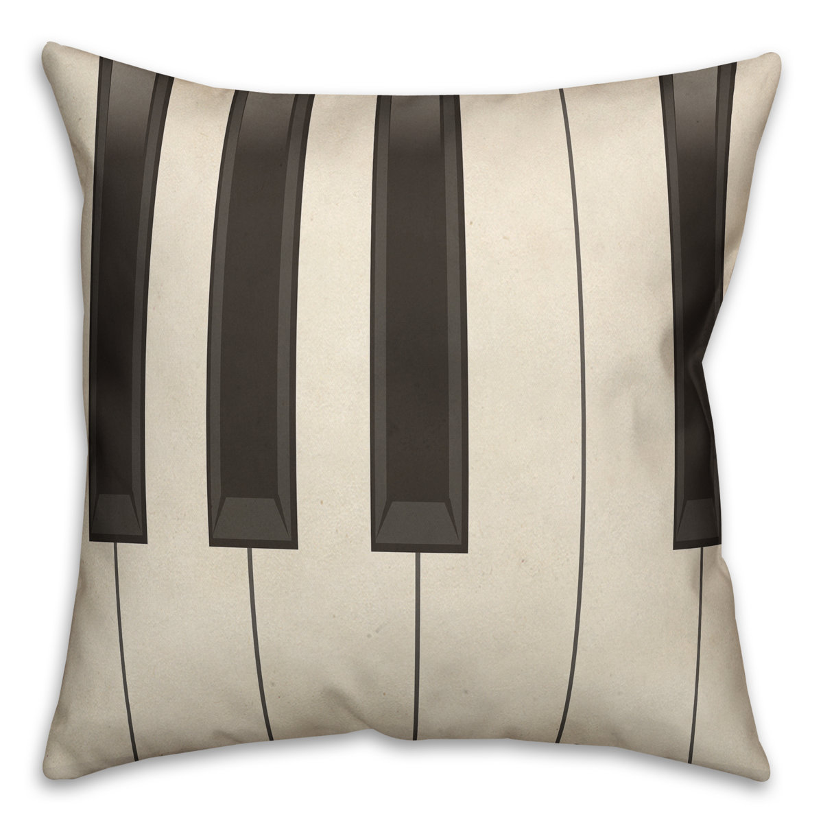 Designs Direct Creative Group Piano Keys Throw Pillow | Wayfair