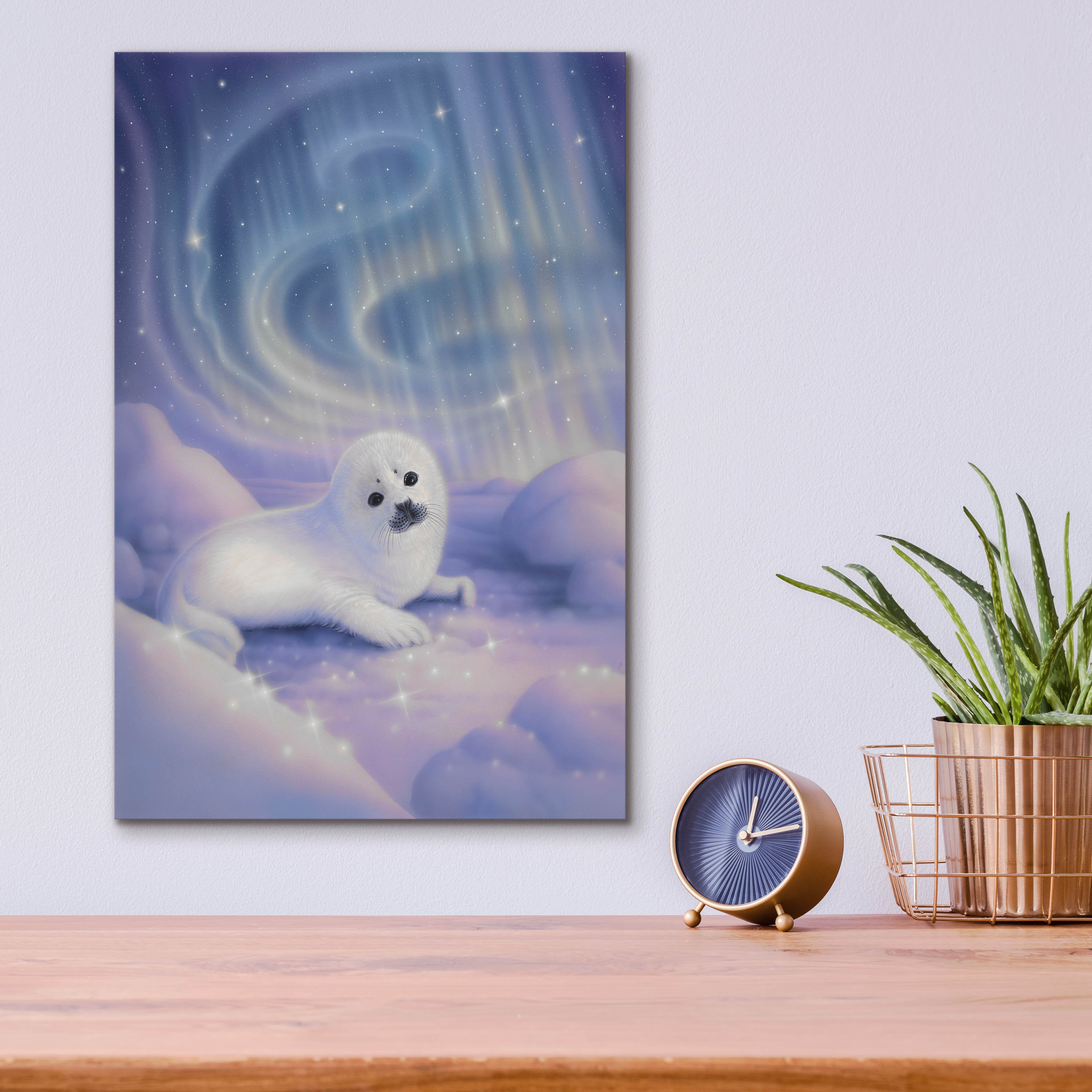 Trinx 'Aurora Baby' by Kirk Reinert, Acrylic Glass Wall Art, 16"x24 ...