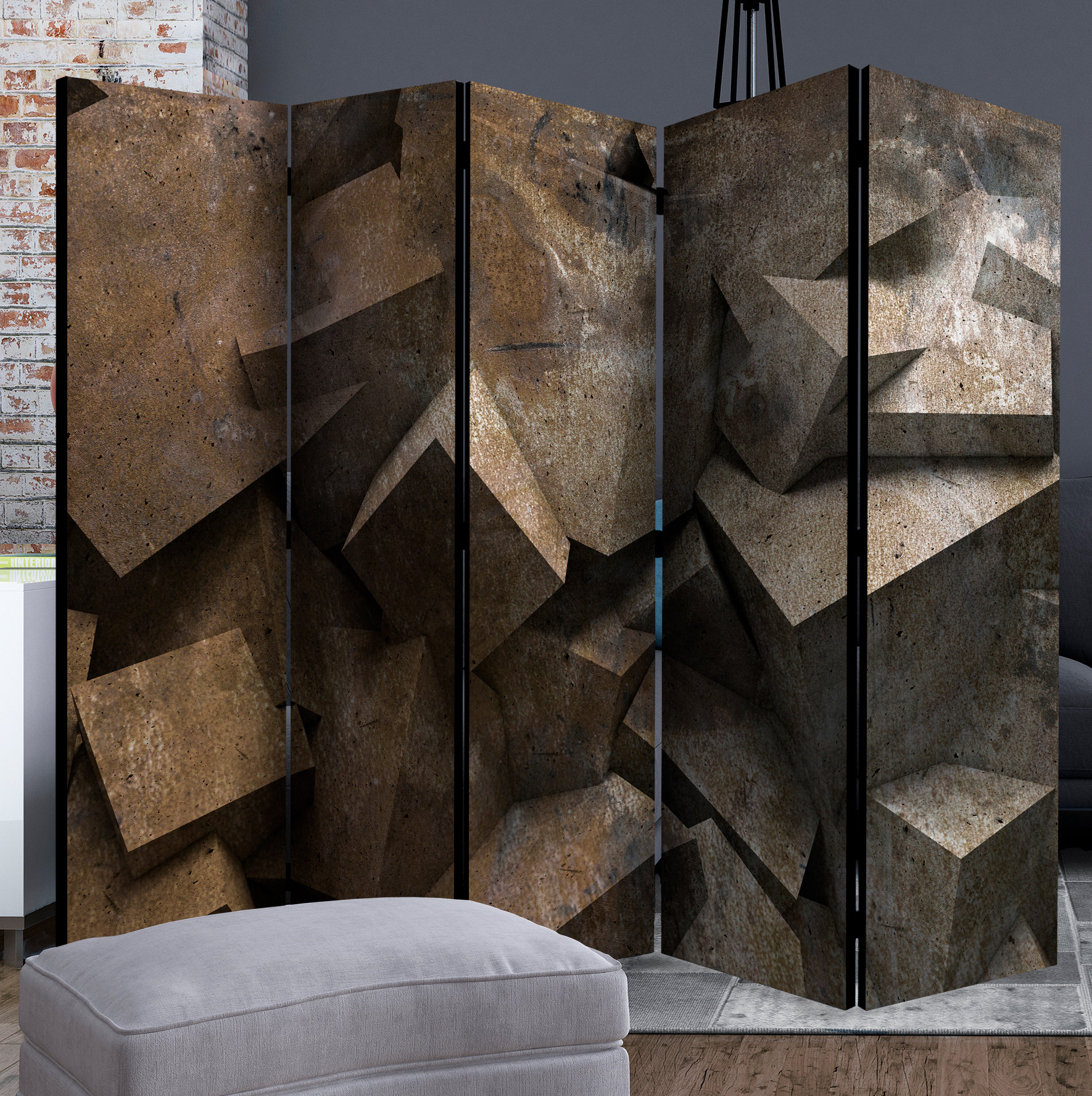 Ebern Designs Kachazun 5 Panel Room Divider | Wayfair.co.uk