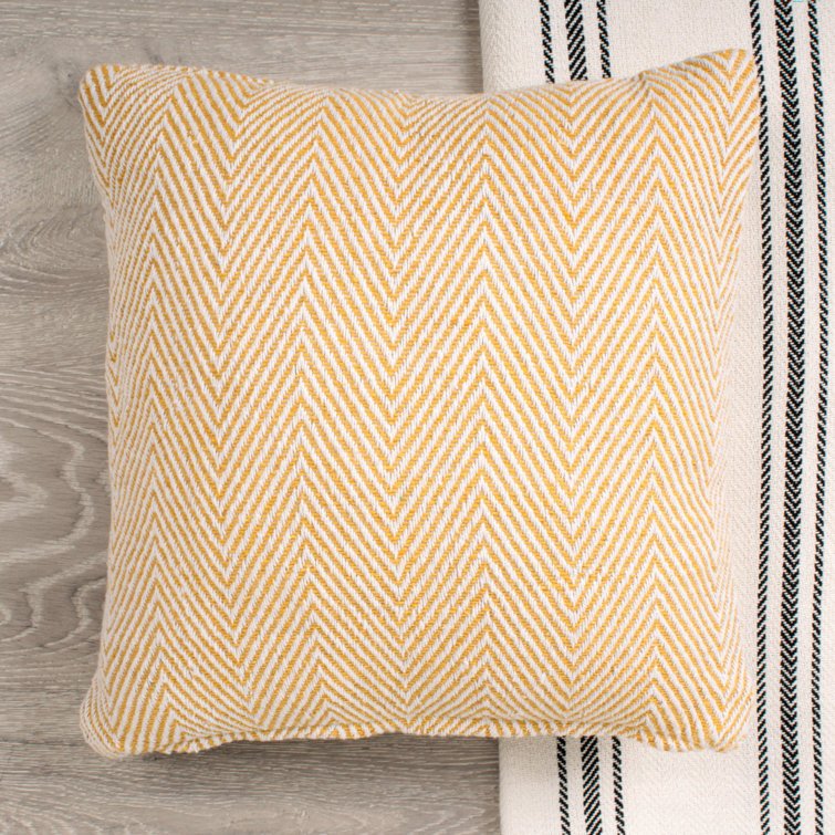 Ebern Designs Kynzi Geometric Square Throw Cushion With Filling ...