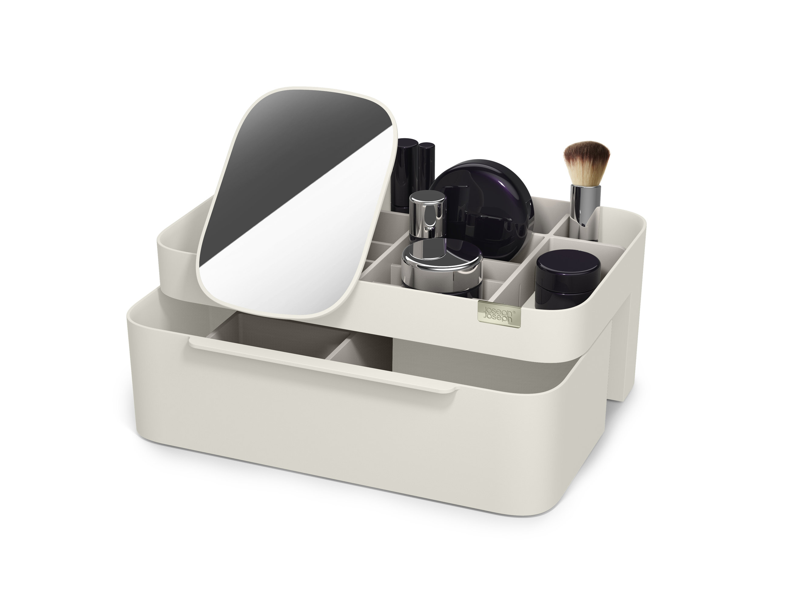 Joseph Joseph Viva Large Makeup Organizer with Removable Mirror ...
