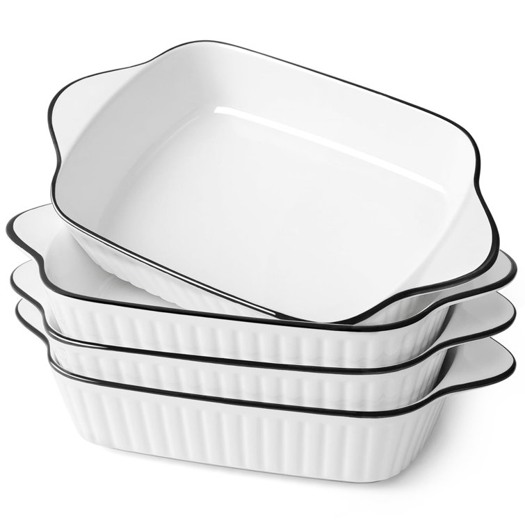 August Grove 4 Piece Ceramic Bakeware Set | Wayfair.co.uk