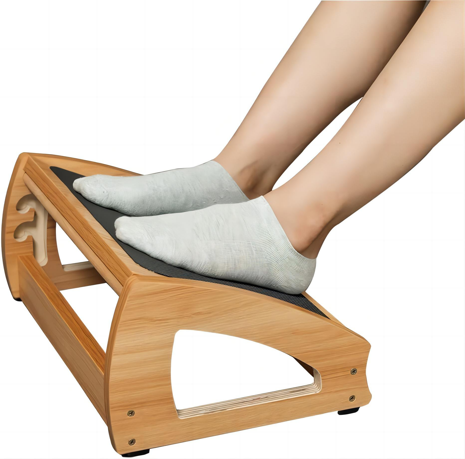 APPENIN WINTER PARK CORP Ergonomic Under Desk Footrest, 3 Adjustable ...