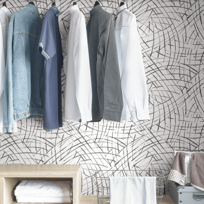 Zipcode Design™ Ames Peel & Stick Abstract Roll & Reviews | Wayfair