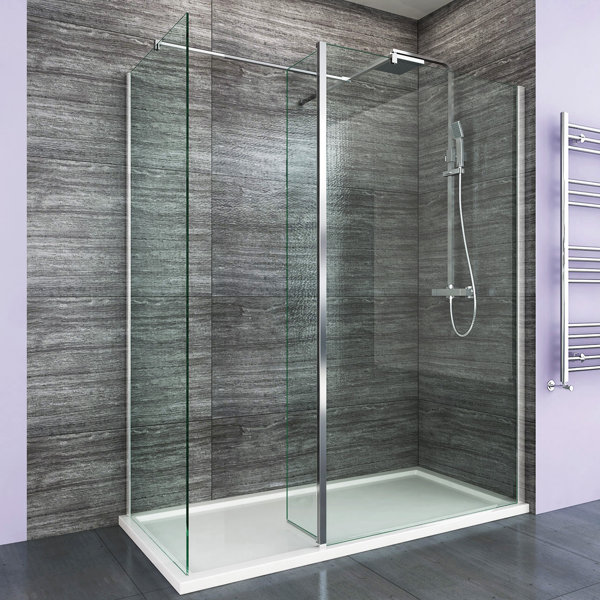 Belfry Bathroom Heathcote Rectangular Walk In Shower Enclosure | Wayfair.ie