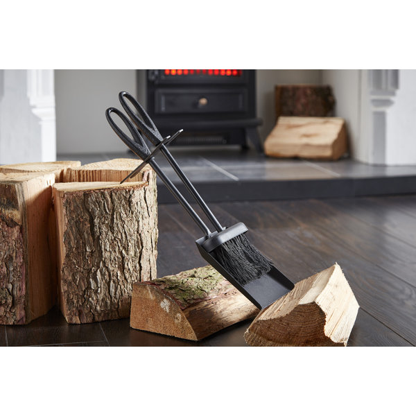 Dakota Fields Chania Cast Iron Fireplace Tool Set | Wayfair.co.uk
