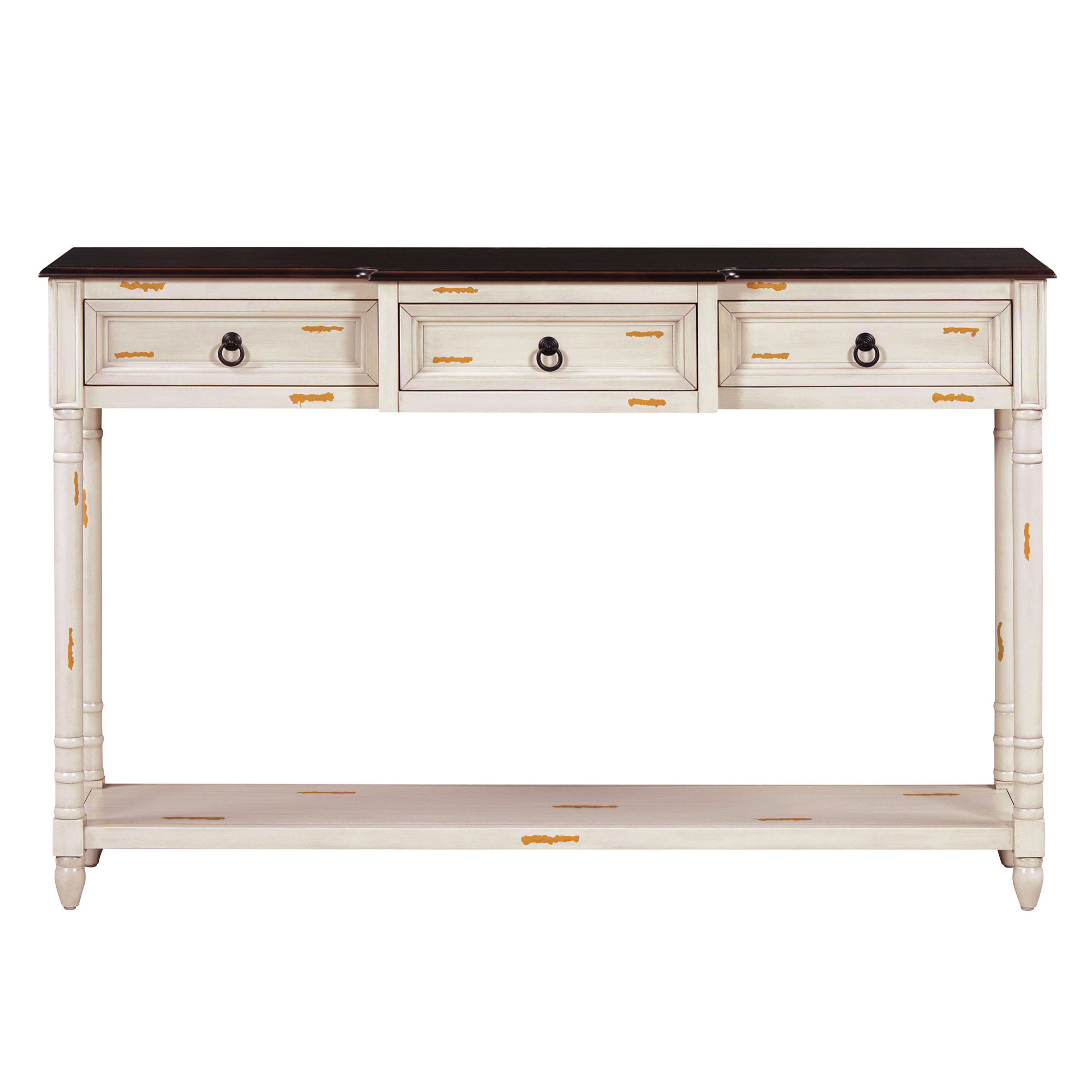 Longshore Tides Versatile Console Table With Ample Storage And Elegant ...