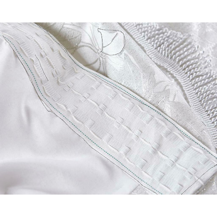 Rosalind Wheeler Dianelly Polyester Room Darkening Pinch Pleat Curtain ...