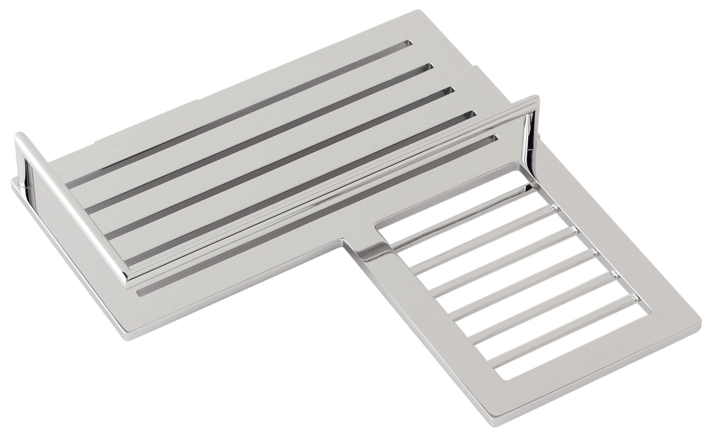 Ginger Surface Right Corner Combination Shower Shelf | Wayfair